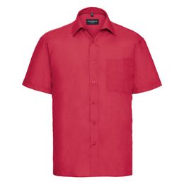 Russel Athletic Russell Collection - "Classic" Hemd f&uuml;r Herren kurz&auml;rmlig (Rot)