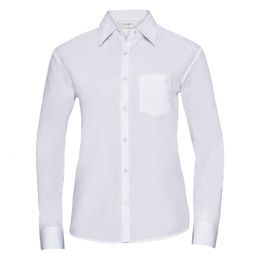 Russel Athletic Russell Collection Damen Langarm Bluse (Wei&szlig;)