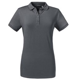 Russel Athletic Russell - Poloshirt, Stretch f&uuml;r Damen (Grau)