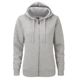 Russel Athletic Russell Damen Kapuzenjacke, 3lagig (Hellgrau)