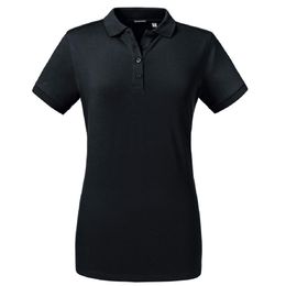 Russel Athletic Russell - Poloshirt, Stretch f&uuml;r Damen (Schwarz)