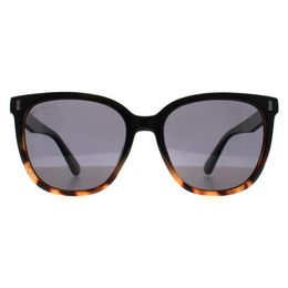 Montana Butterfly Womens Shiny Black Turtle Smoke Polarized MP190