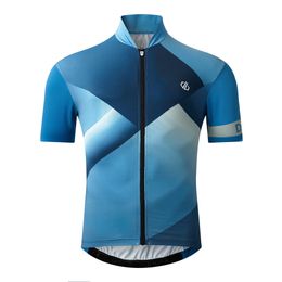 Dare 2b - "AEP Pedal II" Oberteil f&uuml;r Herren kurz&auml;rmlig (Blaustahl/Erbe blau)