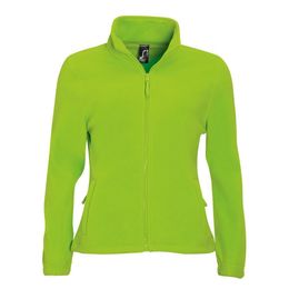 SOLS Damen North Fleece-Jacke mit durchgehendem Rei&szlig;verschluss (Limette)