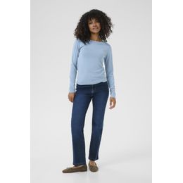 Kaffe Strickpullover KAlizza Tight fit blue