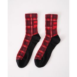 HUGO BOSS Offene verschiedene Socken in Schwarz (3er Pack)
