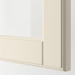 IKEA METOD / MAXIMERA Wandschrank m 2 Glast&uuml;ren/2 Schubl.