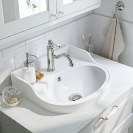 IKEA RUTSJ&Ouml;N Halbeinbauwaschbecken+Siphon