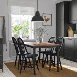 IKEA DANDERYD / SKOGSTA Tisch und 4 St&uuml;hle