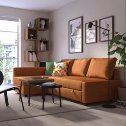 IKEA FRIHETEN Eckbettsofa mit Bettkasten