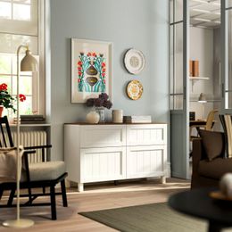 IKEA BEST&Aring; Aufbewkomb.+T&uuml;ren/Schubladen