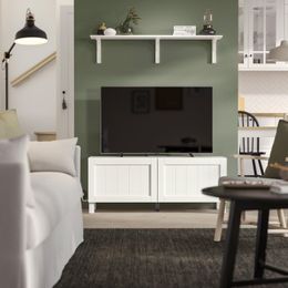 IKEA BEST&Aring; TV-Bank mit T&uuml;ren