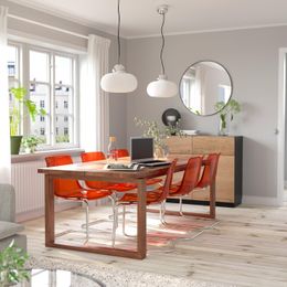 IKEA M&Ouml;RBYL&Aring;NGA / TOBIAS Tisch und 6 St&uuml;hle