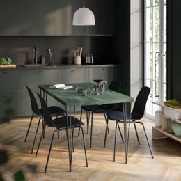 IKEA SK&Aring;LSTA Tisch und 4 St&uuml;hle