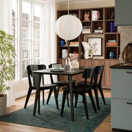 IKEA LISABO / LISABO Tisch und 4 St&uuml;hle