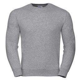 Russel Athletic Russell Herren Authentic Sweatshirt, schmaler Schnitt (Grau meliert)