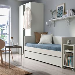 IKEA VIHALS Tagesbettgest+Unterbett/2 Matratzen