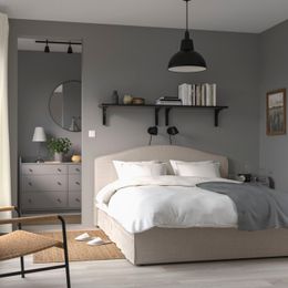 IKEA RAMNEFJ&Auml;LL Bettgestell, gepolstert