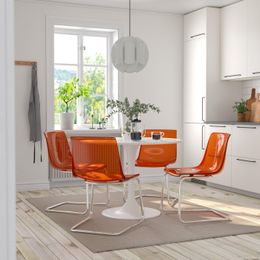 IKEA DOCKSTA / TOBIAS Tisch und 4 St&uuml;hle