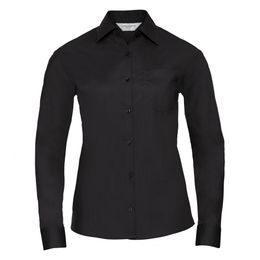 Russel Athletic Russell Collection Damen Langarm Bluse (Schwarz)