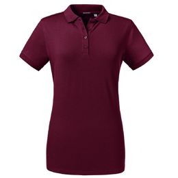 Russel Athletic Russell - Poloshirt, Stretch f&uuml;r Damen (Burgunder)