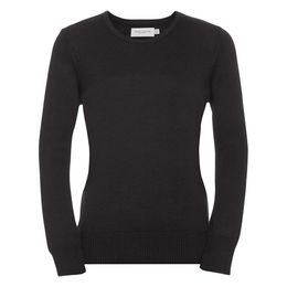 Russel Athletic Russell Collection Damen Strickpullover mit V-Ausschnitt (Kohle Melliert)