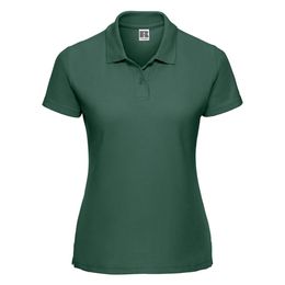 Russel Athletic Russell - "Classic" Poloshirt f&uuml;r Damen (Flaschengr&uuml;n)