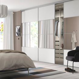 IKEA SKYTTA / MEHAMN/AULI Schiebet&uuml;r-Kombination