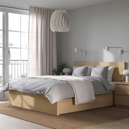 IKEA MALM Bettgestell hoch mit 2 Schubk&auml;sten