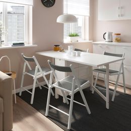 IKEA NORDEN / FR&Ouml;SVI Tisch und 4 St&uuml;hle