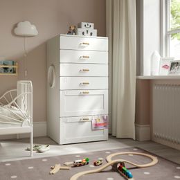 IKEA SM&Aring;STAD / PLATSA Kommode mit 6 Schubladen