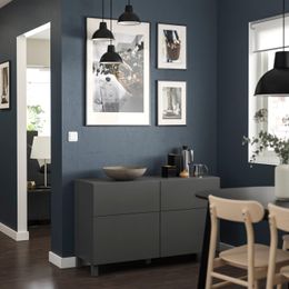 IKEA BEST&Aring; Aufbewkomb.+T&uuml;ren/Schubladen