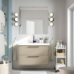 IKEA HAVB&Auml;CK / ORRSJ&Ouml;N Waschbschr+Schubladen/Waschb/Mibatt