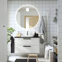 IKEA HAVB&Auml;CK / ORRSJ&Ouml;N Waschbschr+Schubladen/Waschb/Mibatt