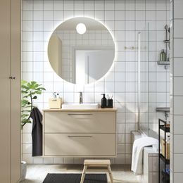 IKEA HAVB&Auml;CK / ORRSJ&Ouml;N Waschbschr+Schubladen/Waschb/Mibatt