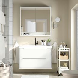 IKEA HAVB&Auml;CK / ORRSJ&Ouml;N Waschbschr+Schubladen/Waschb/Mibatt