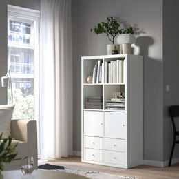 IKEA KALLAX Regal mit 4 Eins&auml;tzen