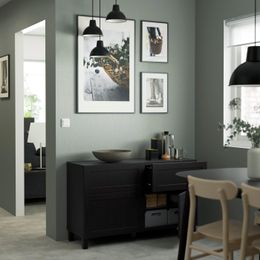 IKEA BEST&Aring; Aufbewkomb.+T&uuml;ren/Schubladen