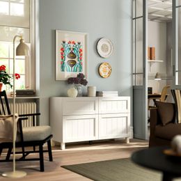 IKEA BEST&Aring; Aufbewkomb.+T&uuml;ren/Schubladen
