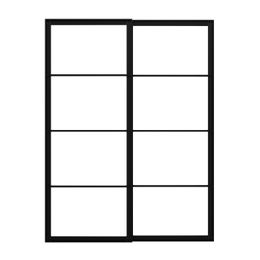 IKEA PAX Rahmen f Schiebet&uuml;rpaar mit Schiene