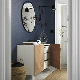 IKEA BEST&Aring; Aufbewahrung mit T&uuml;ren