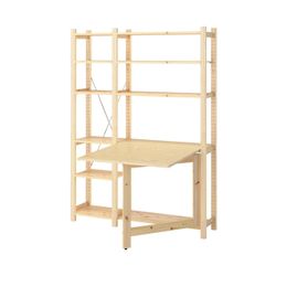 IKEA IVAR 2 Element/Aufbewahrung m Klapptisch