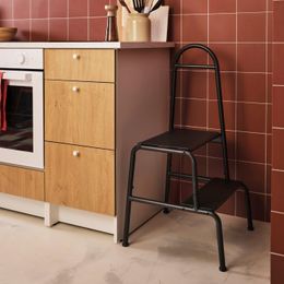 IKEA B&Auml;SINGEN Tritthocker mit Handlauf, 2 Tritte