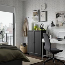 IKEA BILLY / OXBERG B&uuml;cherregal mit T&uuml;ren