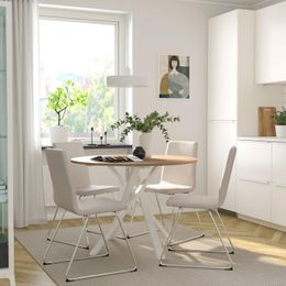 IKEA MARIEDAMM / LILL&Aring;N&Auml;S Tisch und 4 St&uuml;hle