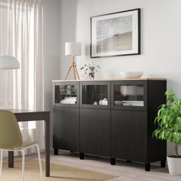 IKEA BEST&Aring; Aufbewahrung mit T&uuml;ren