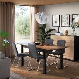 IKEA &Aring;LHULT / LILL&Aring;N&Auml;S Tisch und 4 St&uuml;hle