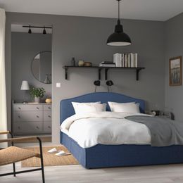 IKEA RAMNEFJ&Auml;LL Bettgestell, gepolstert