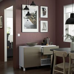 IKEA BEST&Aring; Aufbewkomb.+T&uuml;ren/Schubladen