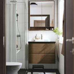 IKEA &Auml;NGSJ&Ouml;N / BACKSJ&Ouml;N Waschbschr+Schubladen/Waschb/Mibatt
